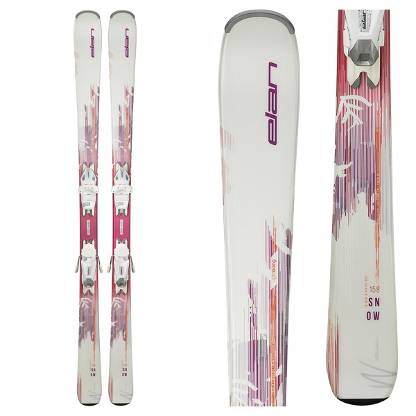 ELAN Snow 6 Ski System with EL 7.5 Bindings Womens | C&R Ski/Outdoor