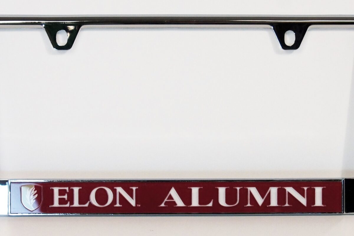 ELON ALUMNI LICENSE PLATE FRAME | C&R Ski/Outdoor